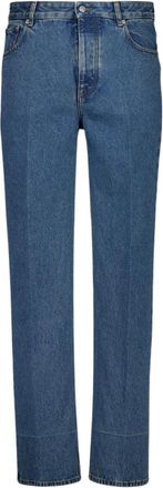 Valentino Garavani Homme, Jeans, Bleu, Taille: W32 Pantalon en denim coupe droite