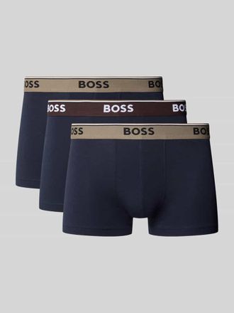 HUGO BOSS Trunks aus Baumwoll-Mix im 3er-Pack Modell Power
