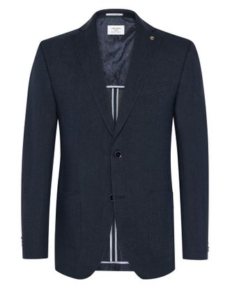Carl Gross Teilgef&uuml;ttertes Leinensakko, Modern Fit in