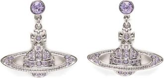 Vivienne Westwood Femme, Accessoires, Multicolore, Taille: ONE Size Mini Bas Relief Drop Earrings