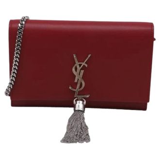 Saint Laurent Pre-owned Small Kate Tassel Shoulder Bag - Femme - Pre-owned - Rouge - Taille: ONE Size