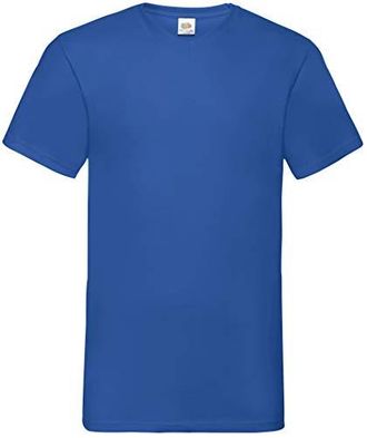 Fruit Of The Loom T-shirt Valueweight &agrave; col en V pour homme 61-066-0, Bleu c&egrave;dre, S