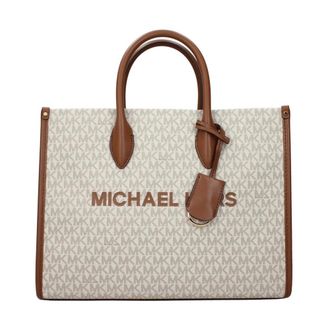 Michael Kors Elegante Stoffhandtasche im minimalistischen Design - - Bags - Damen - Beige - ONE SIZE