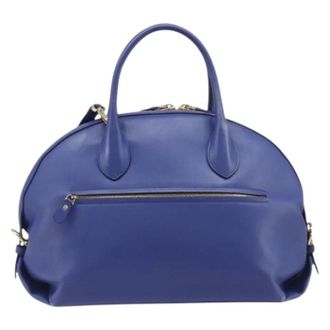 Ferragamo Pre-owned Leder Handtasche - - Pre-owned - Damen - Blau - ONE SIZE