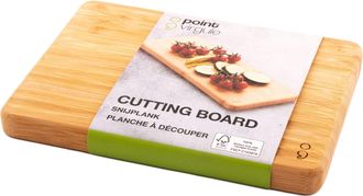 Point-Virgule Schneidebrett, Hackklotz, Holzschneidebrett, K&uuml;chenzubeh&ouml;r zum Schneiden von Brot, Fleisch, Obst und Gem&uuml;se, klein, 20x14,5x1,8cm