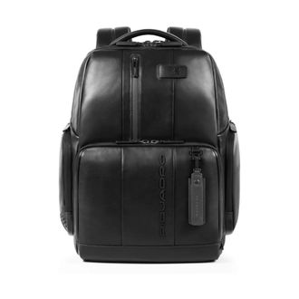 Piquadro Personalisierbarem Fast-check Laptoprucksack mit - - Bags - Herren - Schwarzk - ONE SIZE