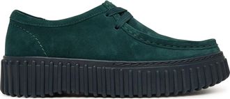 Clarks Halbschuhe Clarks Torhill Bee 26327769 Gr&uuml;n