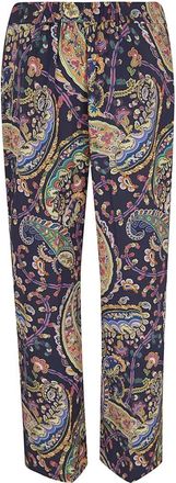 Etro Femme, Pantalons, Multicolore, Taille: 36 FR Pantalon Imprim&eacute; Paisley