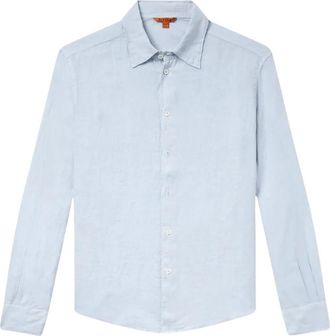 Barena Homme, Chemises, Bleu, Taille: XL Linen Shirt