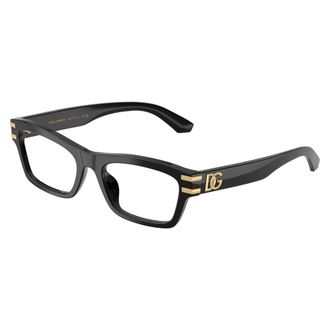 Dolce & Gabbana Dg3454 Rechteckige Korrektionsbrille - - Accessories - Damen - Schwarzk - 54 MM