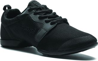 Rumpf Mojo Dancesneaker Tanzsneaker Tanzschuhe Hip Lindy Hop Gymnastik Trainings Hallen Aerobic Schuhe, schwarz, GB 10.5, EU 45, EU 45.5