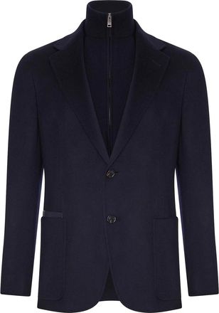Ermenegildo Zegna Veste Casual - Bleu
