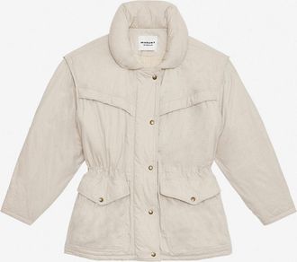 Isabel Marant Manteau Damone - Femme - Écru - Taille 34 - Marant Étoile