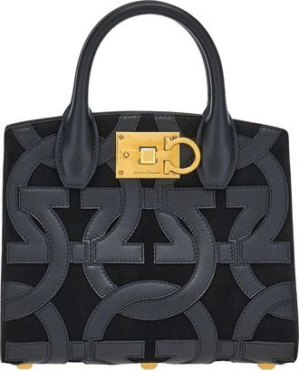 Ferragamo Femme, Sacs, Noir, Taille: ONE Size Handbag