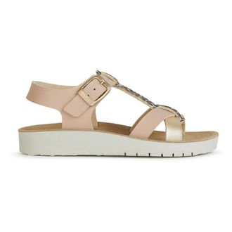 Geox JUNIOR J SANDAL COSTAREI GI SANDALS DK ROSE/PLATINUM 30_EU