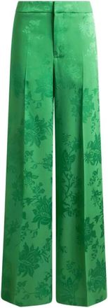Etro Femme, Pantalons, Vert, Taille: 38 FR Flared High Waisted Pantalons