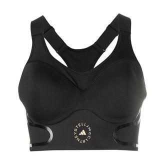 adidas by Stella McCartney TruePace High Support Sport-BH - - Sport - Damen - Schwarzk - S