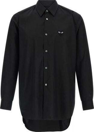 Comme Des Gar&ccedil;ons Homme, Chemises, Noir, Taille: XL Cotton Poplin Shirt