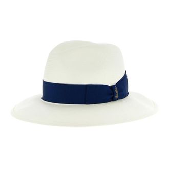 Borsalino Homme, Accessoires, Blanc, Taille: 56 CM Amedeo Panama Hat