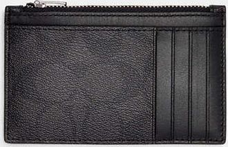 Coach Kartenetui Mit Charakteristischem Canvas Und Reissverschluss