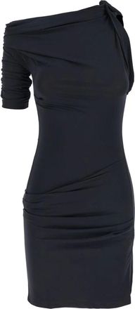 Jacquemus Femme, Robes, Bleu, Taille: 40 FR La Mini Robe Drapeado