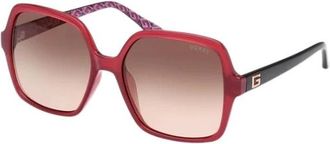 Guess Femme, Accessoires, Rouge, Taille: 57 MM Lunettes de soleil