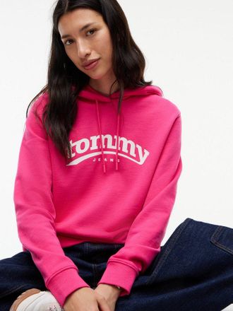 Tommy Jeans Kapuzensweatshirt TJW REG ESS LOGO 1 HOODIE EXT Baumwolle