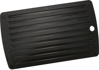 Jade Yoga Schneidebrett aus laminierter Holzfaser, 40 x 25 x 0,6 cm, mit Krümelrillen auf einer Seite und rutschfesten Füßen, geeignet für alle Lebensmittel, sp