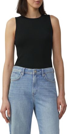 s.Oliver Geripptes Feinstrick-Top im Slim Fit