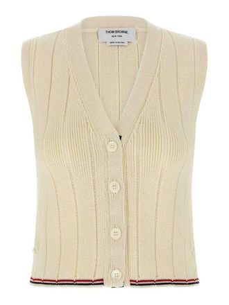 Thom Browne Gilet - Blanc