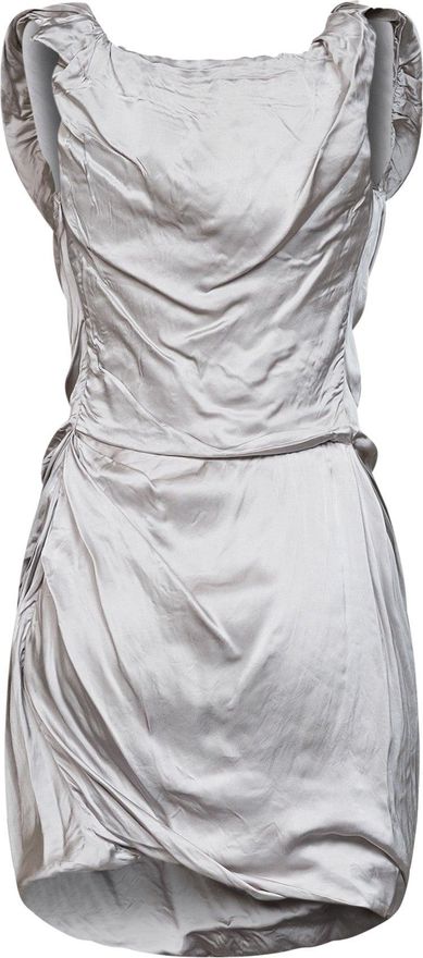 Twisted Ginnie Mini Dress - Gray