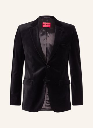 HUGO BOSS Hugo Samtsakko Arti Extra Slim Fit schwarz
