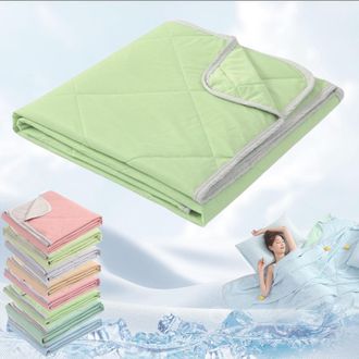 Generic Cooling Sleep Kühldecke, 3-Lagen Cooling Sleep Decke, Kühlende Bettdecke, Premium Summer Cooling Blankets, Breathable Comfort Blankets and Sofa Blanke