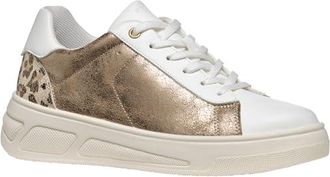 Geox Femme D Ljuba A Basket, Bronze White, 39 EU