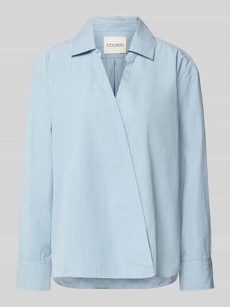 Closed Regular Fit Bluse mit V-Ausschnitt