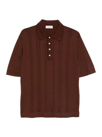 PIACENZA 1733 Polo - Marron Fonc&eacute;