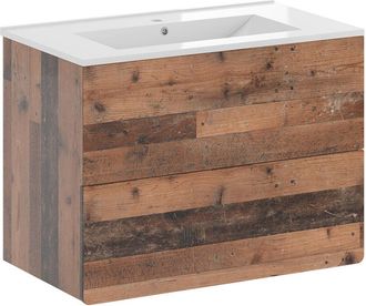 Vicco Ensemble de meubles de salle de bains Izan, Oldstyle, 2 pi&egrave;ces