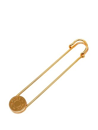 Herm&egrave;s 2010-2025 vergoldete Clou de Selle Stick Pin Brosche