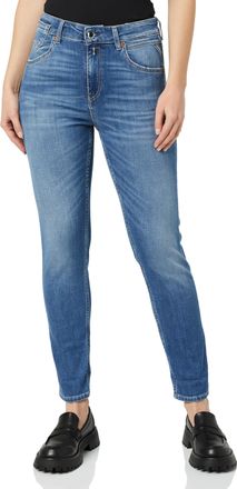 Replay Damen Jeans Marty Boyfit, Medium Blue 009-3 (Blau), 33W / 32L