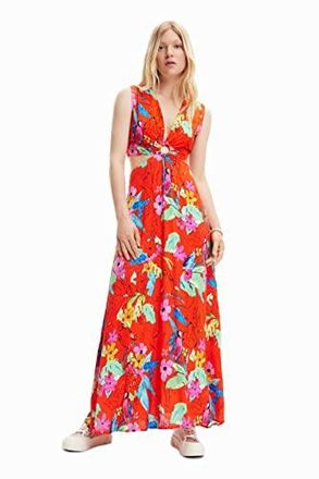Desigual Vest_Praga 3090 Robe, Rouge, M Femmes