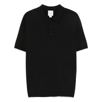Calvin Klein Homme, Tops, Noir, Taille: M Polo en tricot de luxe