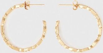 Maje Creolen Mit Strasssteinen - Golden - Maje