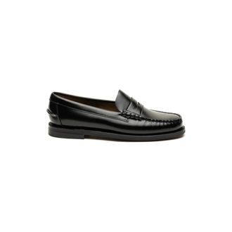 Sebago Femme, Chaussures, Noir, Taille: 37 1/2 EU Chaussures plates classiques noires pour femmes