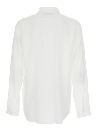 Gucci Mens Shirt Narcisista White Silk