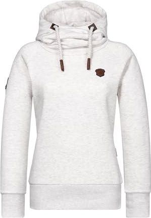 Naketano Mandy Spezial Sweat à capuche pour femme, Oma Melange, L