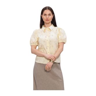 Freebird by Steven Wv-Flower-Embro-26-1 Bluse - - Blouses & Shirts - Damen - Beige - L