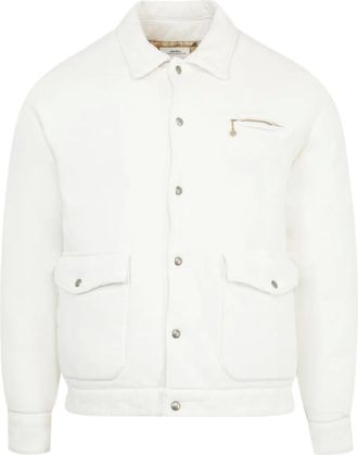 Visvim Daunenjacke aus Baumwolle - Wei&szlig;