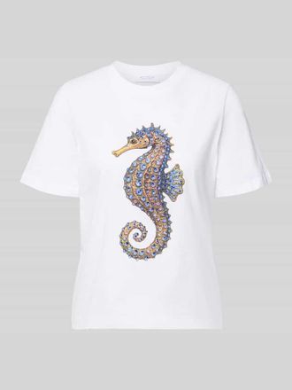 Rich & Royal T-Shirt mit Motiv-Print und Rundhalsausschnitt