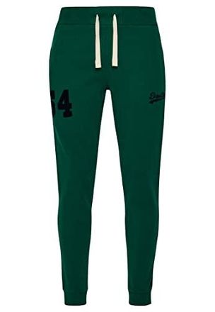Superdry Original & Vintage Pantalon de Jogging, Vert, S Homme