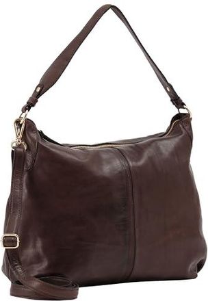 Gusti Hannah Sac &agrave; main en cuir pour femme Sac &agrave; bandouli&egrave;re Sac &agrave; bandouli&egrave;re Sac de shopping Marron, marron ch&acirc;taigne, Taille unique